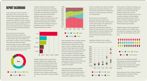 Infogram Template - Geography Dashboard