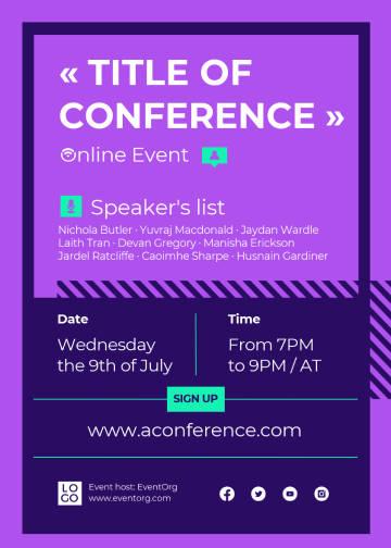 Infogram Template - Anti bullying poster