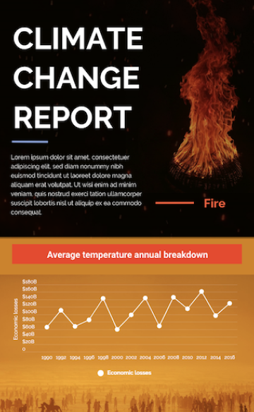 Infogram Template - Neon Maps