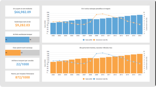 Infogram Template - Flowchart Dashboard