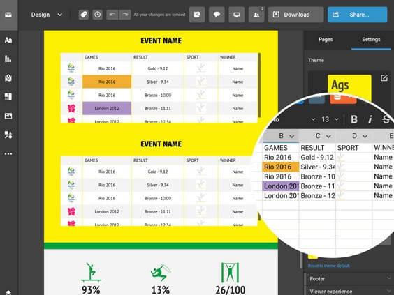 Create Interactive Tables Now | Infogram