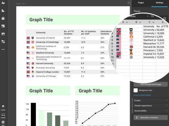 Create Interactive Tables Now | Infogram