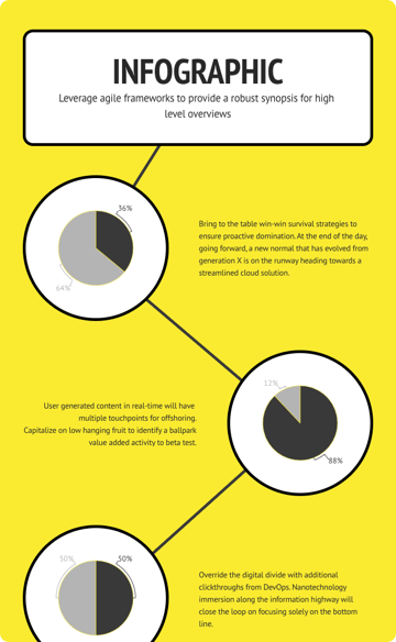 Infogram Template - Neon Maps